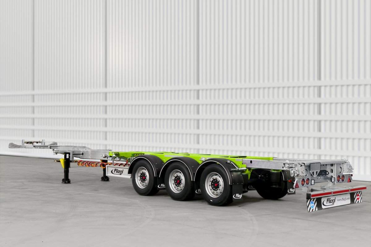 Fliegl container chassis. Lightweight, logical, long-running.: Fliegl ...