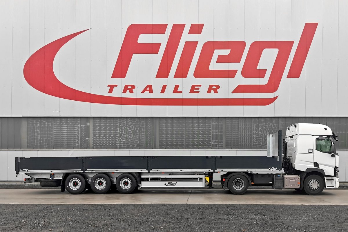 Construction material trailers: Fliegl Trailer - tippers, truck ...