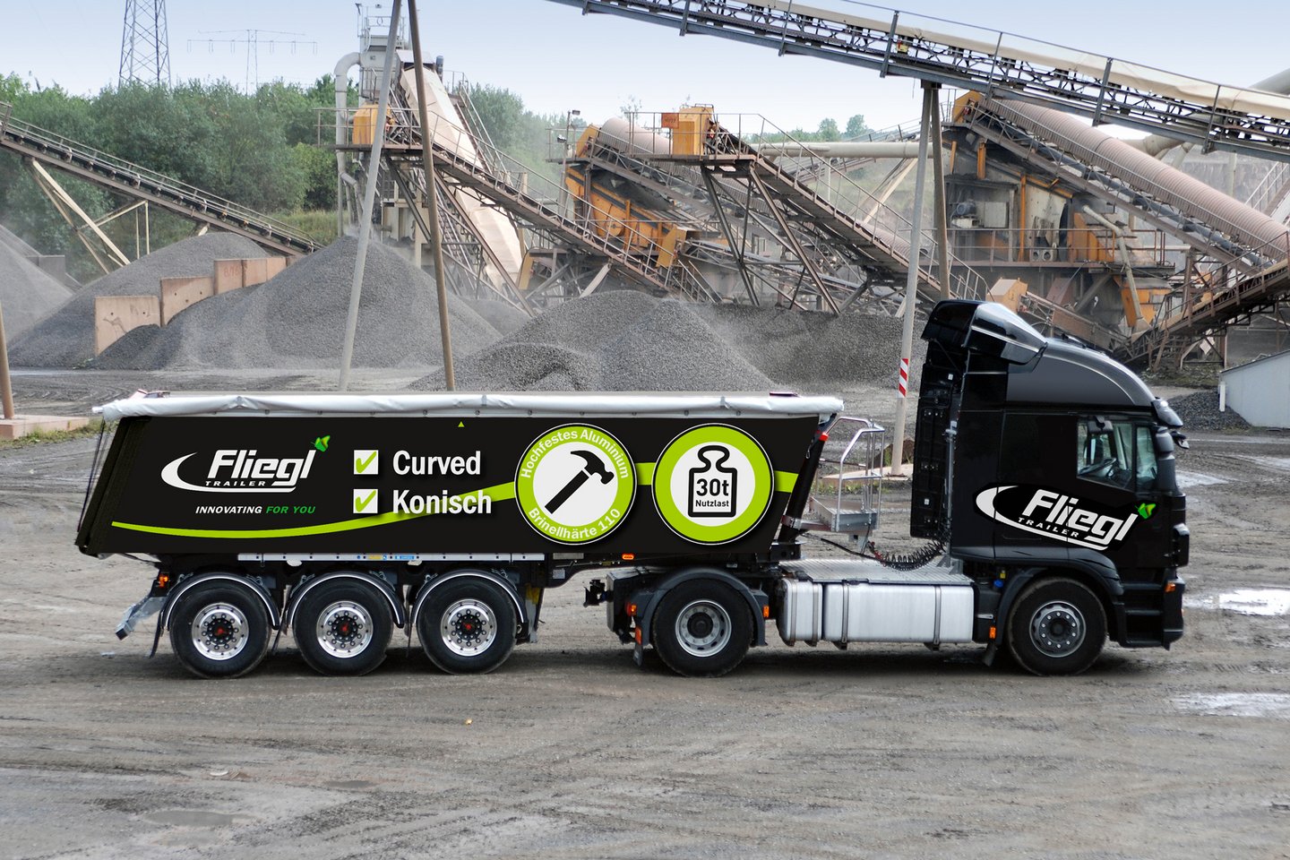 Tipper trailer from Fliegl: Fliegl Trailer - tippers, truck trailers ...