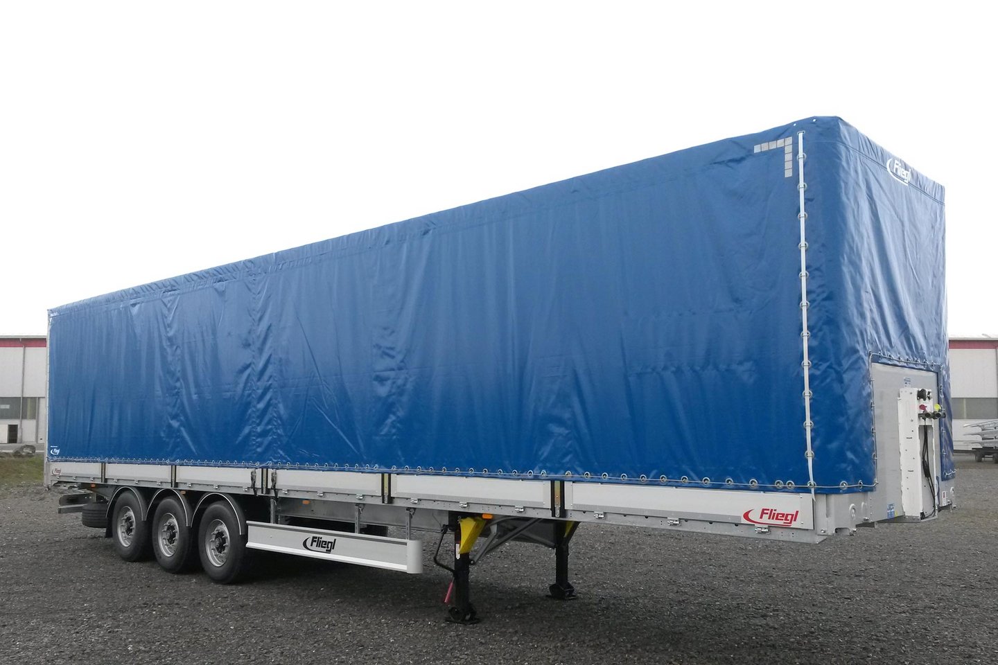 Side Panel Semi-trailers: Fliegl Trailer - tippers, truck trailers, chassis